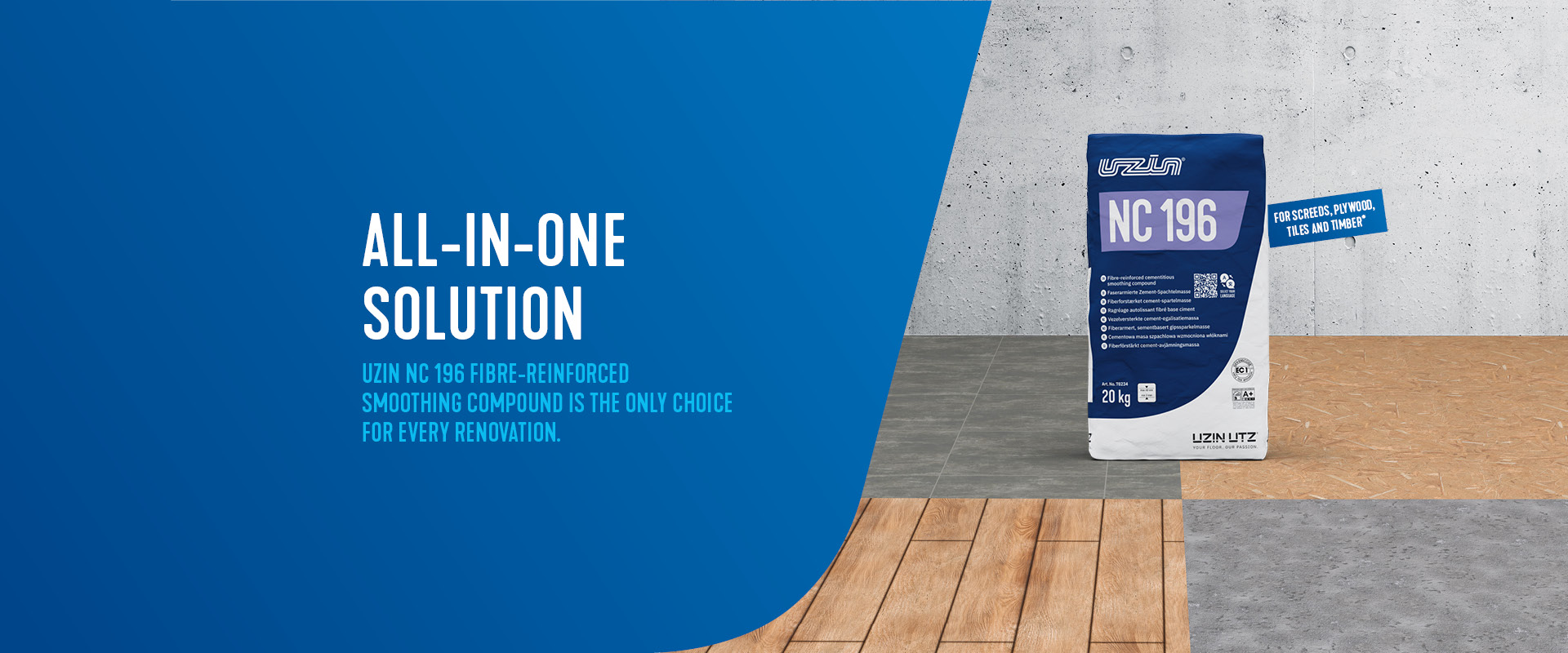 UZIN. THE FLOOR BELONGS TO YOU. Expert solutions for screed preparation ...